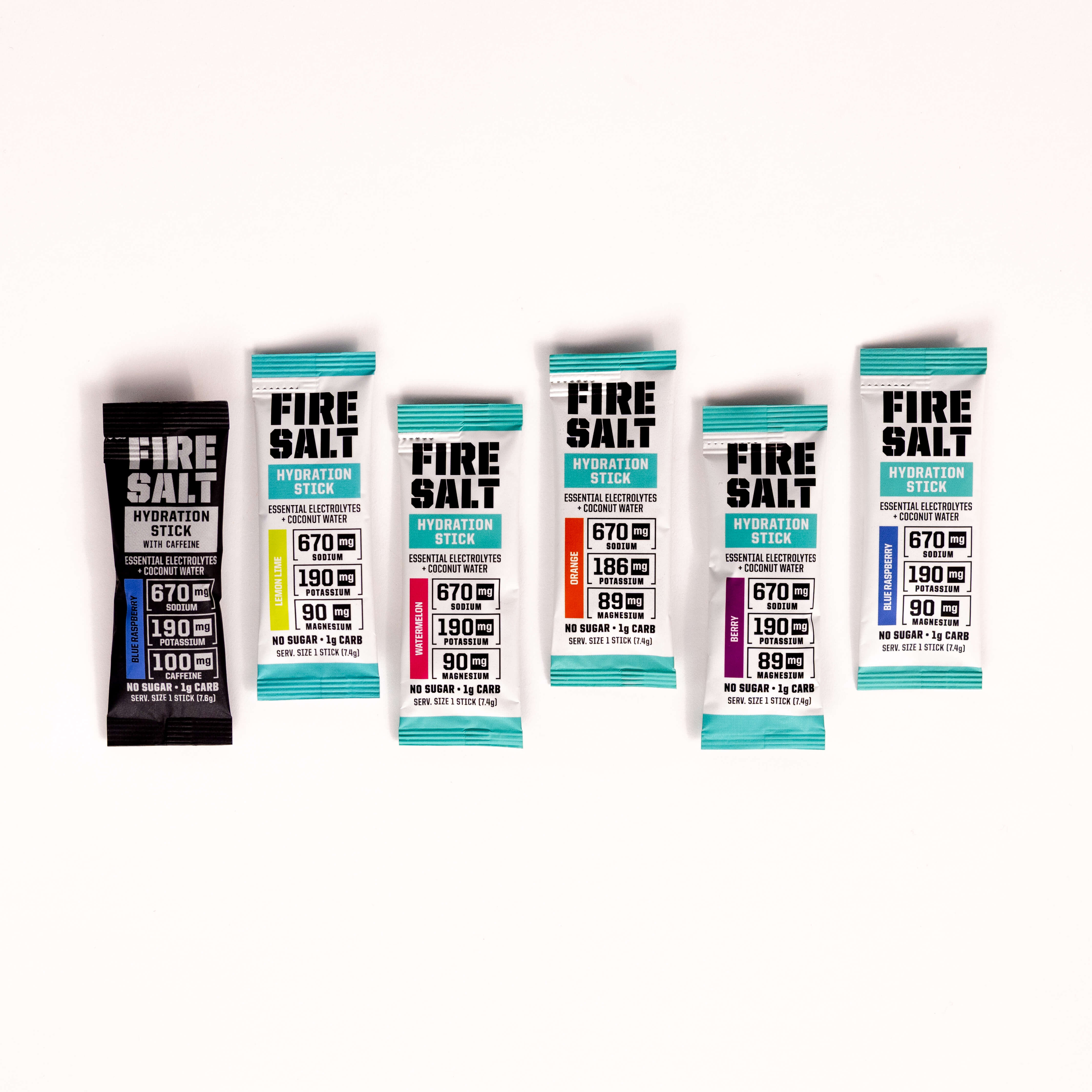 Fire Salt Sampler Pack - 6 Count – Fire Science Nutrition